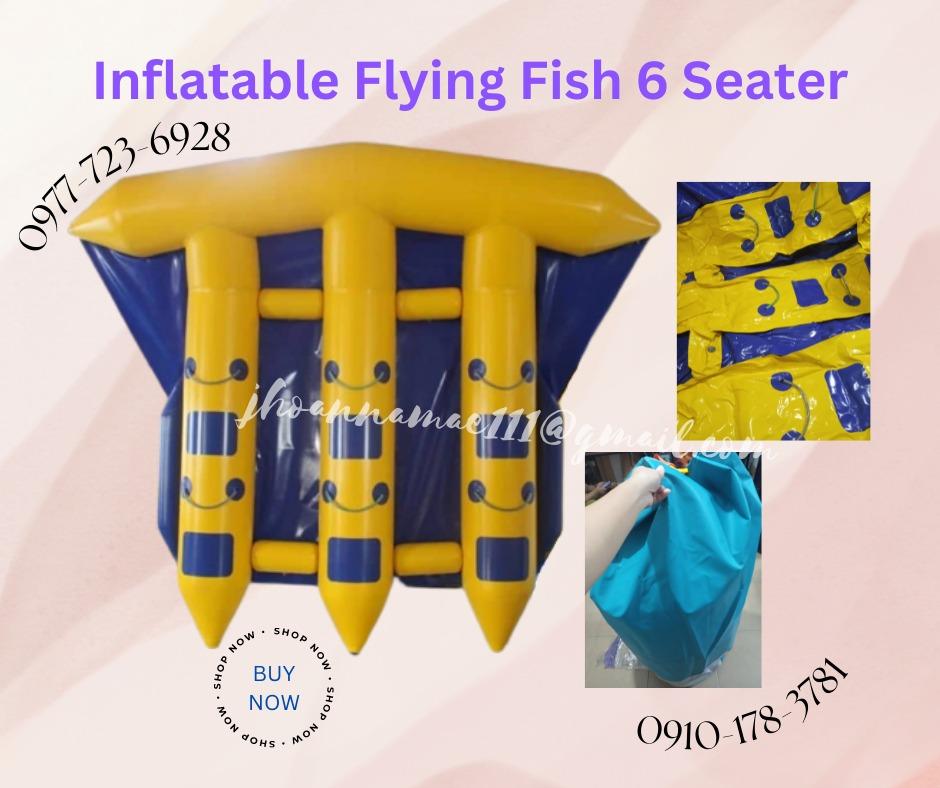 Inflatable Flying Fish 6 Seater Water Sport Equipment, Sports Equipment ...