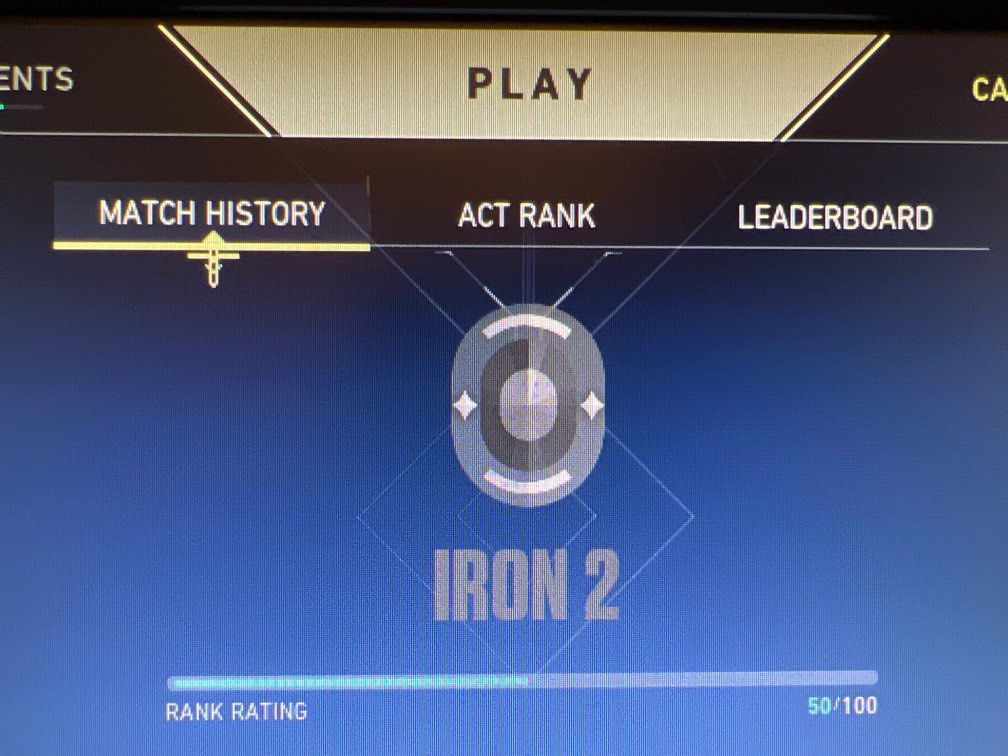 Iron 2 50/100RR! Ranked Currently EP5 ACT2 Valorant Smurf Account ...