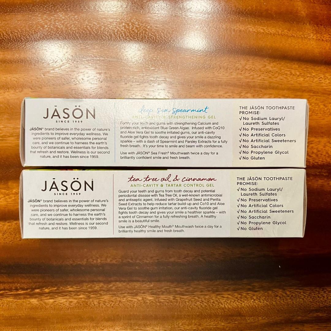 Jason Natural Toothpaste, Strengthening Paste 6 oz (170 g), Beauty ...