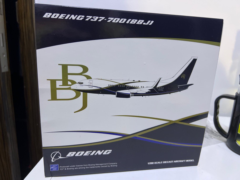 Jcwings Boeing 737 BBj 1:200, Hobbies & Toys, Toys & Games on Carousell