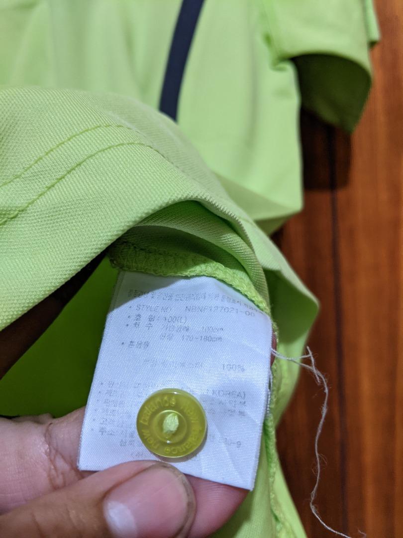Kaos Polo New Blance Hijau Stabilo Polos Mini Logo Noda, Fesyen Pria ...