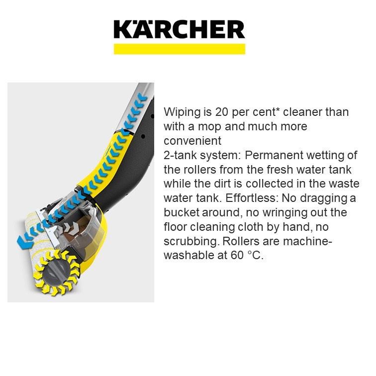 KARCHER Wiping Mop ( electric ), TV & Home Appliances, Vacuum Cleaner ...