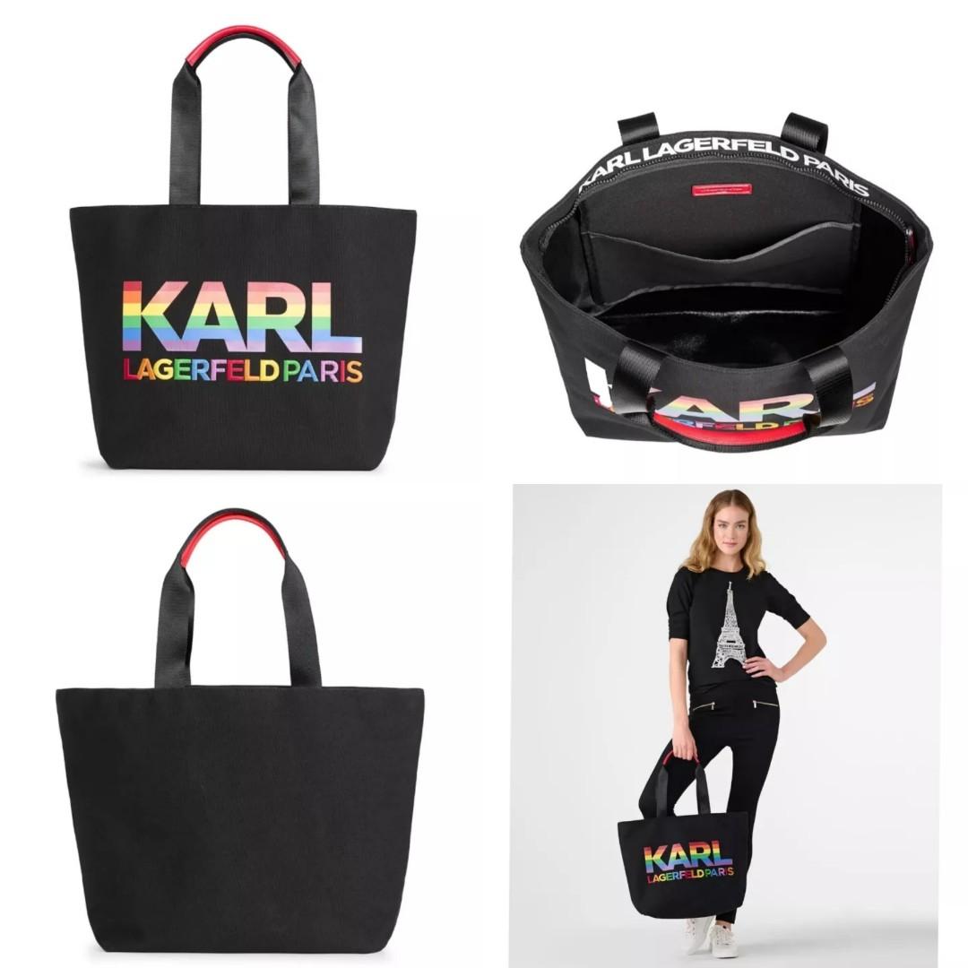 Karl Lagerfeld KRISTEN CANVAS CROSSBODY / Karl Lagerfeld KRISTEN CANVAS ...