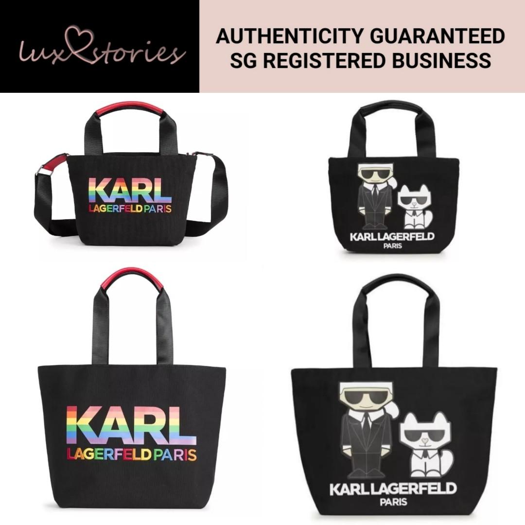 Karl Lagerfeld KRISTEN CANVAS CROSSBODY / Karl Lagerfeld KRISTEN CANVAS ...