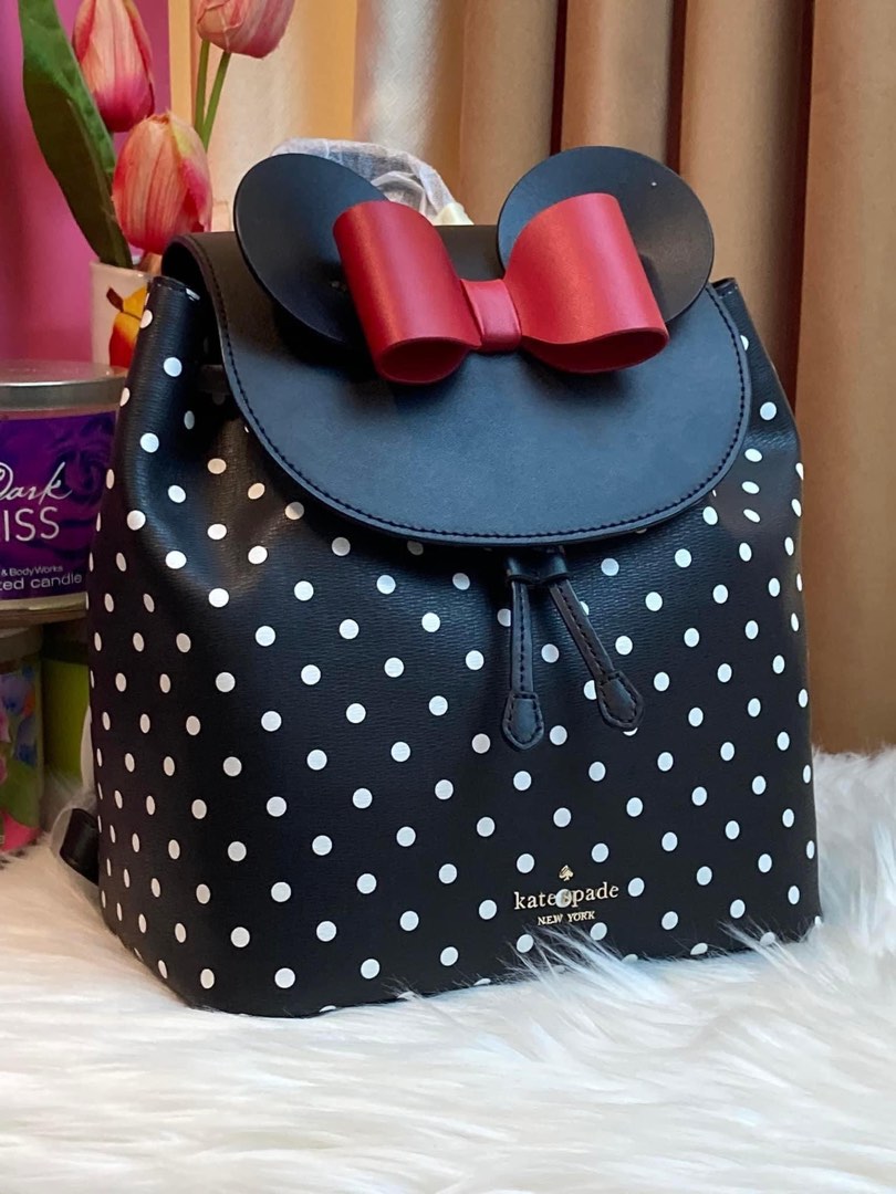 Kate Spade Minnie Mouse Backpack, Women's Fashion, Bags & Wallets ...