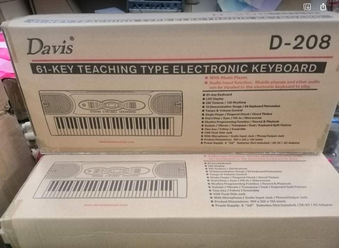 Keyboard Davis D-208, Hobbies & Toys, Music & Media, Musical ...