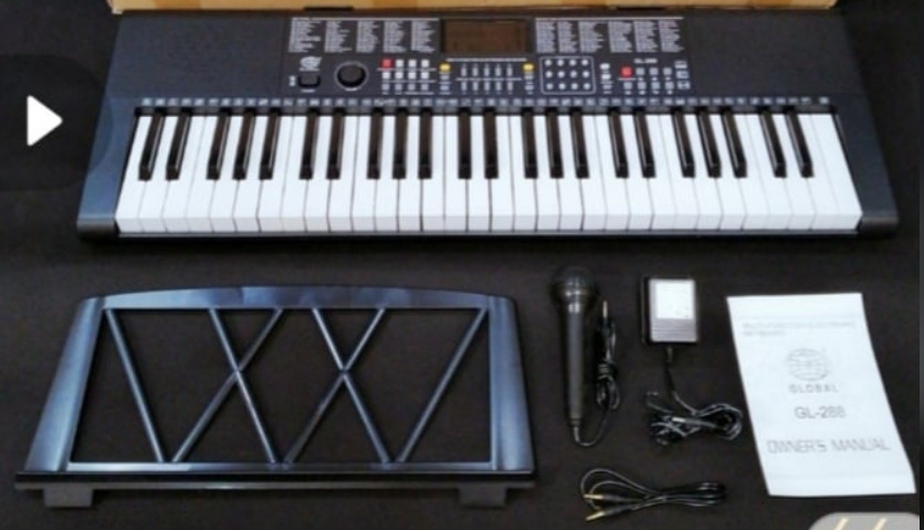 Keyboard Davis D-208, Hobbies & Toys, Music & Media, Musical ...