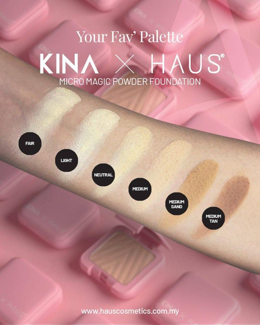 KINA X HAUS Magic Pinky Micro Magic Powder Compact Powder Sunscreen ...