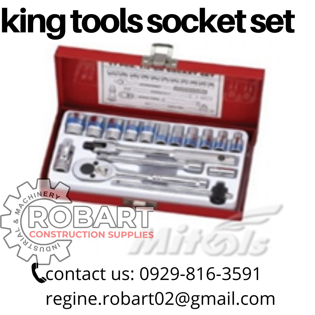 king tools socket set, Commercial & Industrial, Construction Tools ...