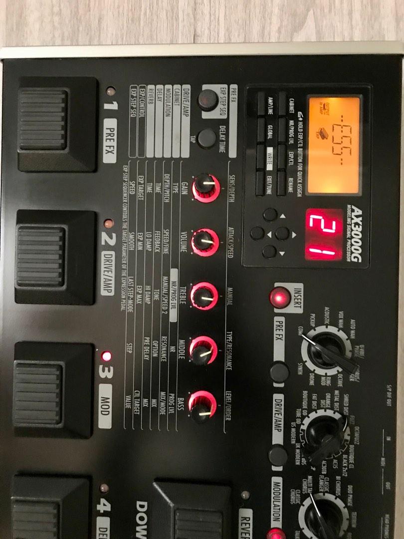 KORG AX3000g guitar multi-effects, Hobbies & Toys, Music & Media ...