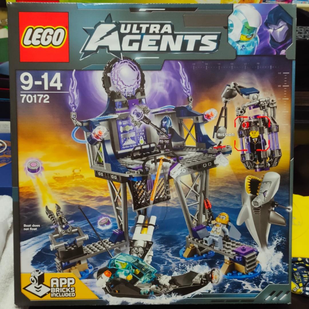 Lego Ultra Agents 70172 Shark Base Attack NEW, Hobbies & Toys, Toys ...