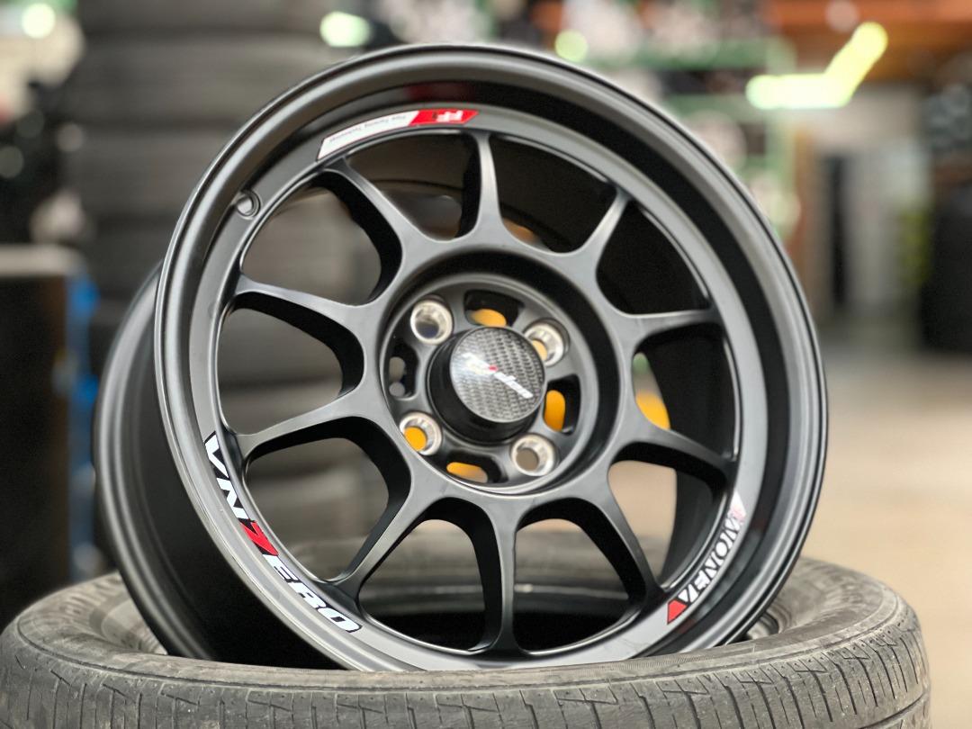 LENSO VENOM ZERO 15 4x100 MYVI ALZA CITY VIOS JAZZ YARIS, Auto ...