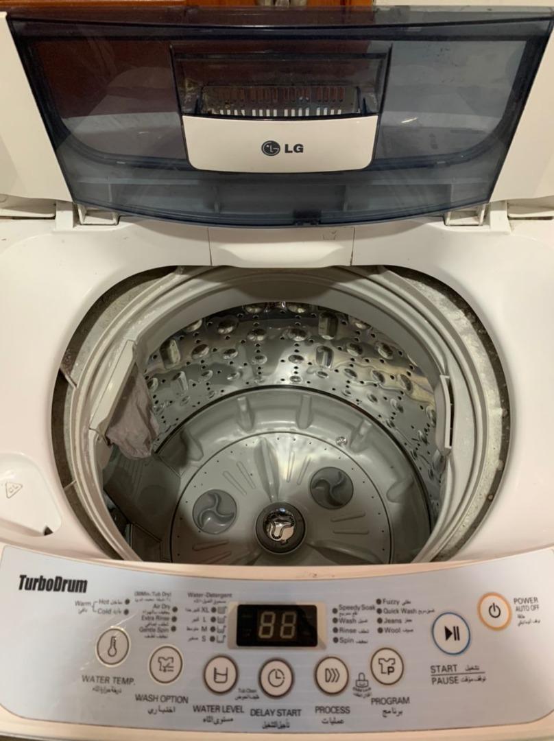LG Washing Machine 7.5 Fuzzy Logic, TV & Home Appliances, Washing ...