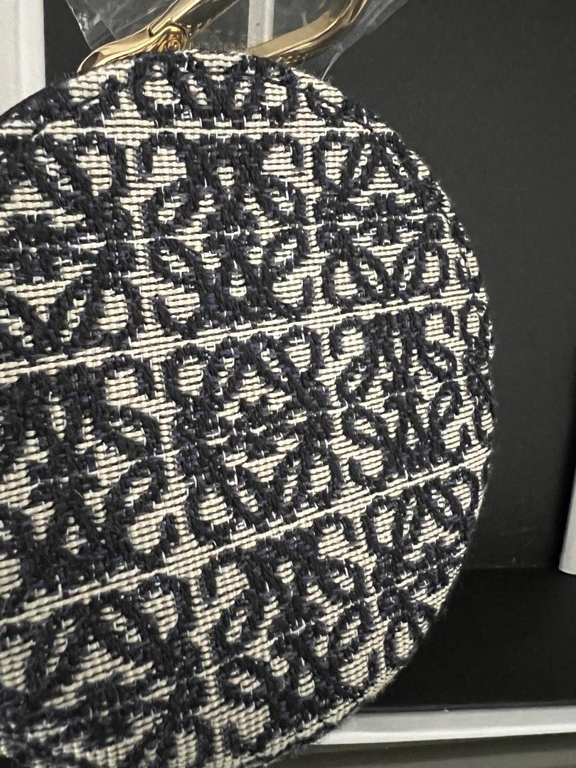 Loewe Cookie charm in Anagram jacquard and calfskin (black), Women's ...