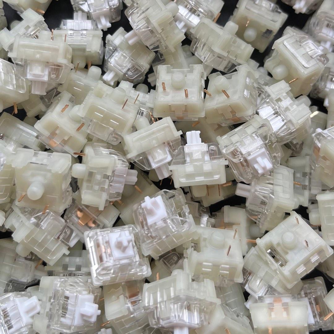 lubed ktt kang white v3 switches, Computers & Tech, Parts & Accessories ...