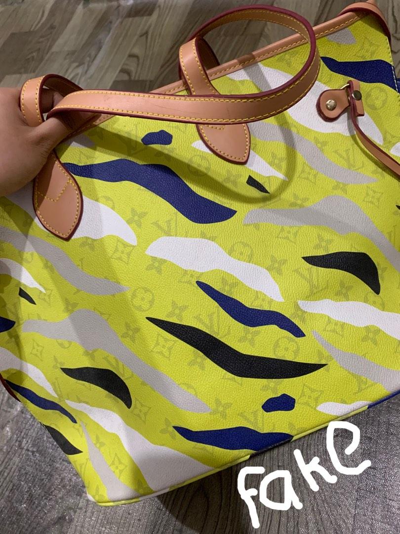 LV Neverfull Limited Edition Yellow, Women's Fashion, Bags & Wallets ...