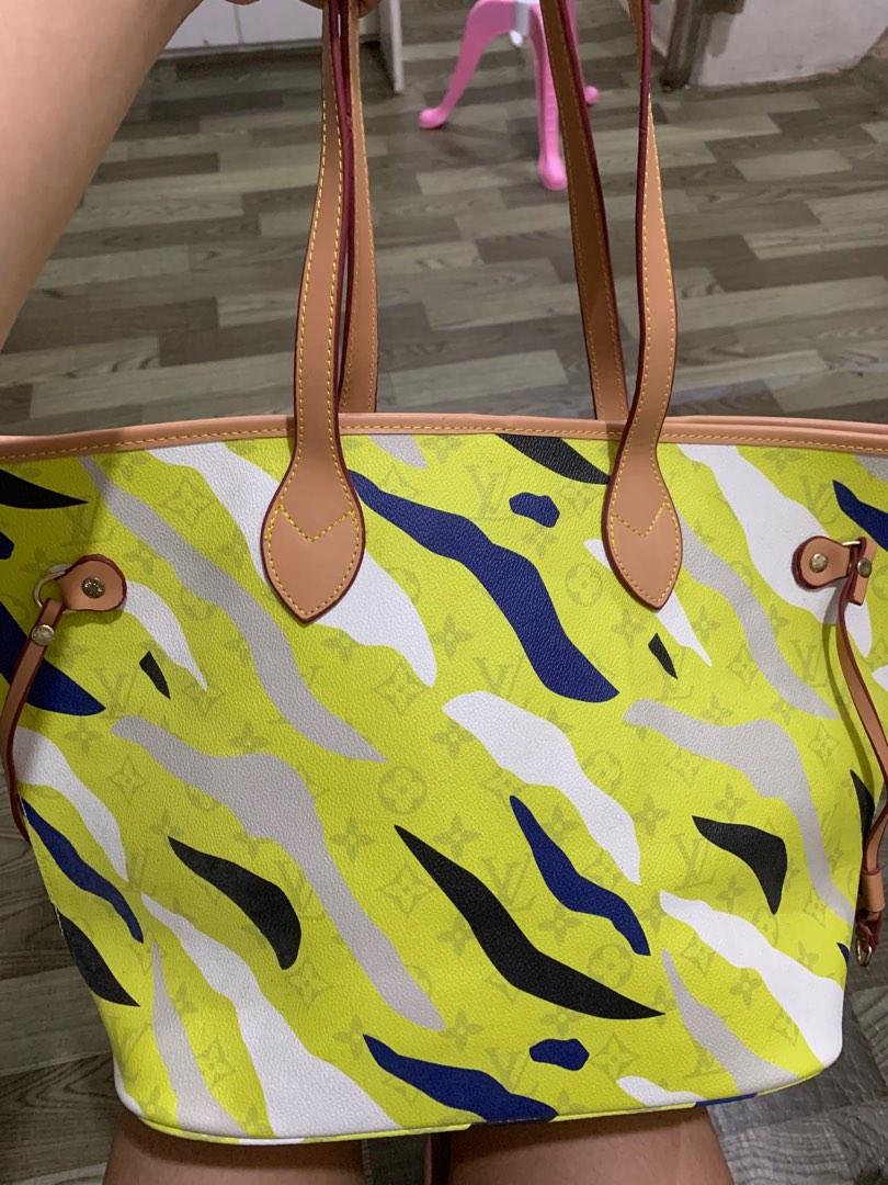 LV Neverfull Limited Edition Yellow, Women's Fashion, Bags & Wallets ...