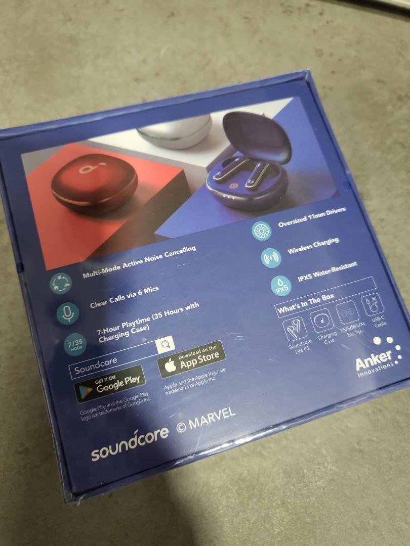 Marvel captain america Sound core by anker life p3 true wireless noise ...