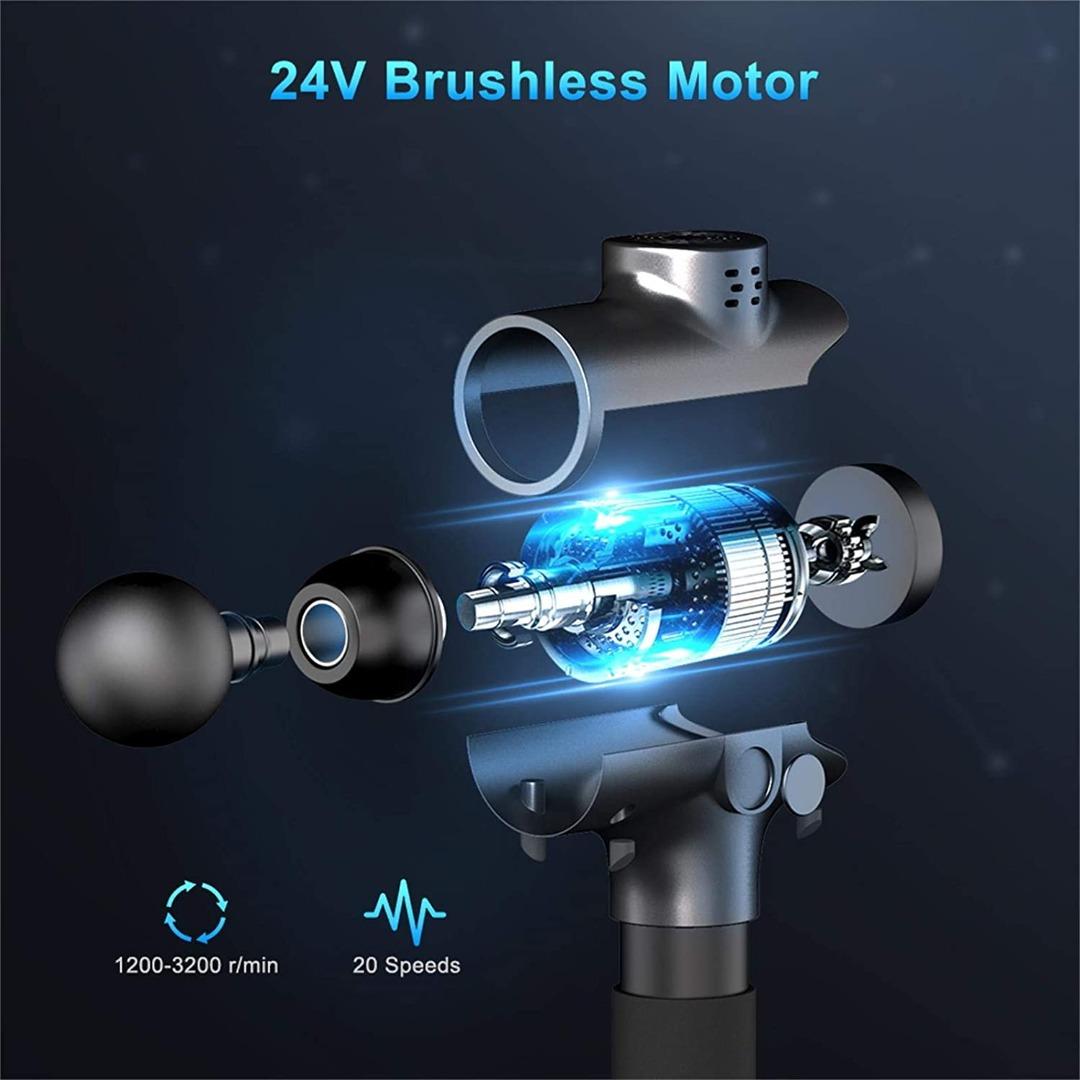 Massage Gun Deep Tissue,WELTEAYO Muscle Massage Gun,Handheld Percussion ...