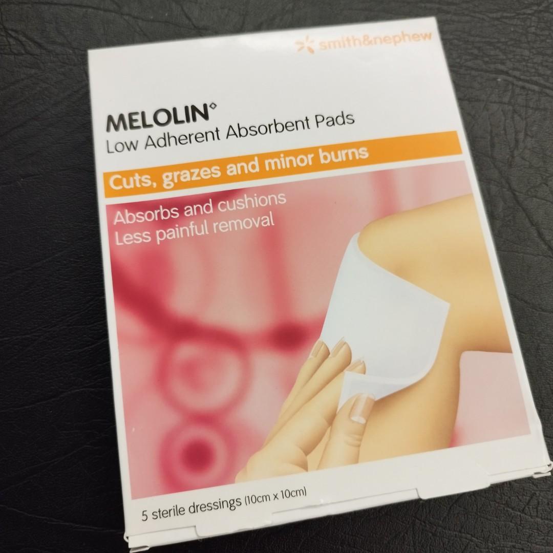 Melolin low adherent absorbent pads, Health & Nutrition, Assistive ...