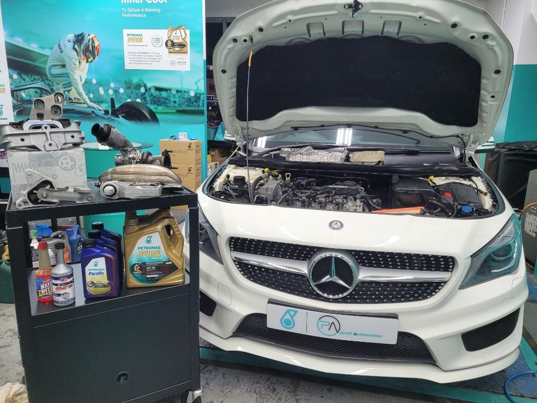 Mercedes Benz CLA (W117) General Servicing | Auto Transmission Fluid ...