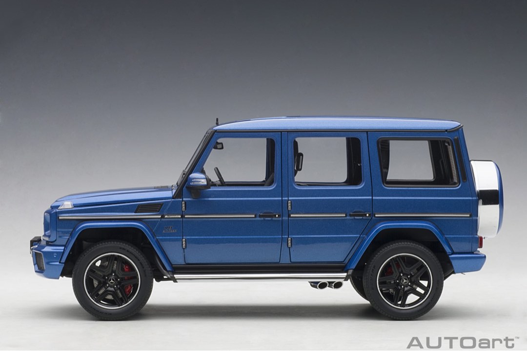 MERCEDES-BENZ G63 AMG 50TH ANNIVERSARY DESIGNO MAURITIUS BLUE 1:18 ...