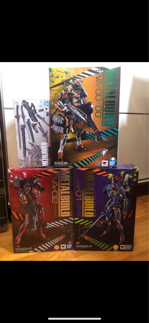 全新METAL BUILD新世纪EvangelionEVA-O1 初號機（曰版），EVA-O2二號機，EVA-OO零號機（日版）/EVA ...