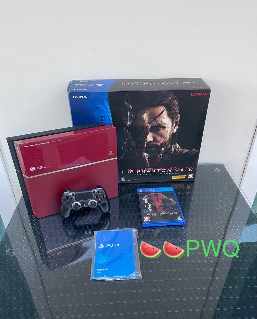 Metal Gear Solid V The Phantom Pain PS4 Console (Boxed) + MGS Game ...