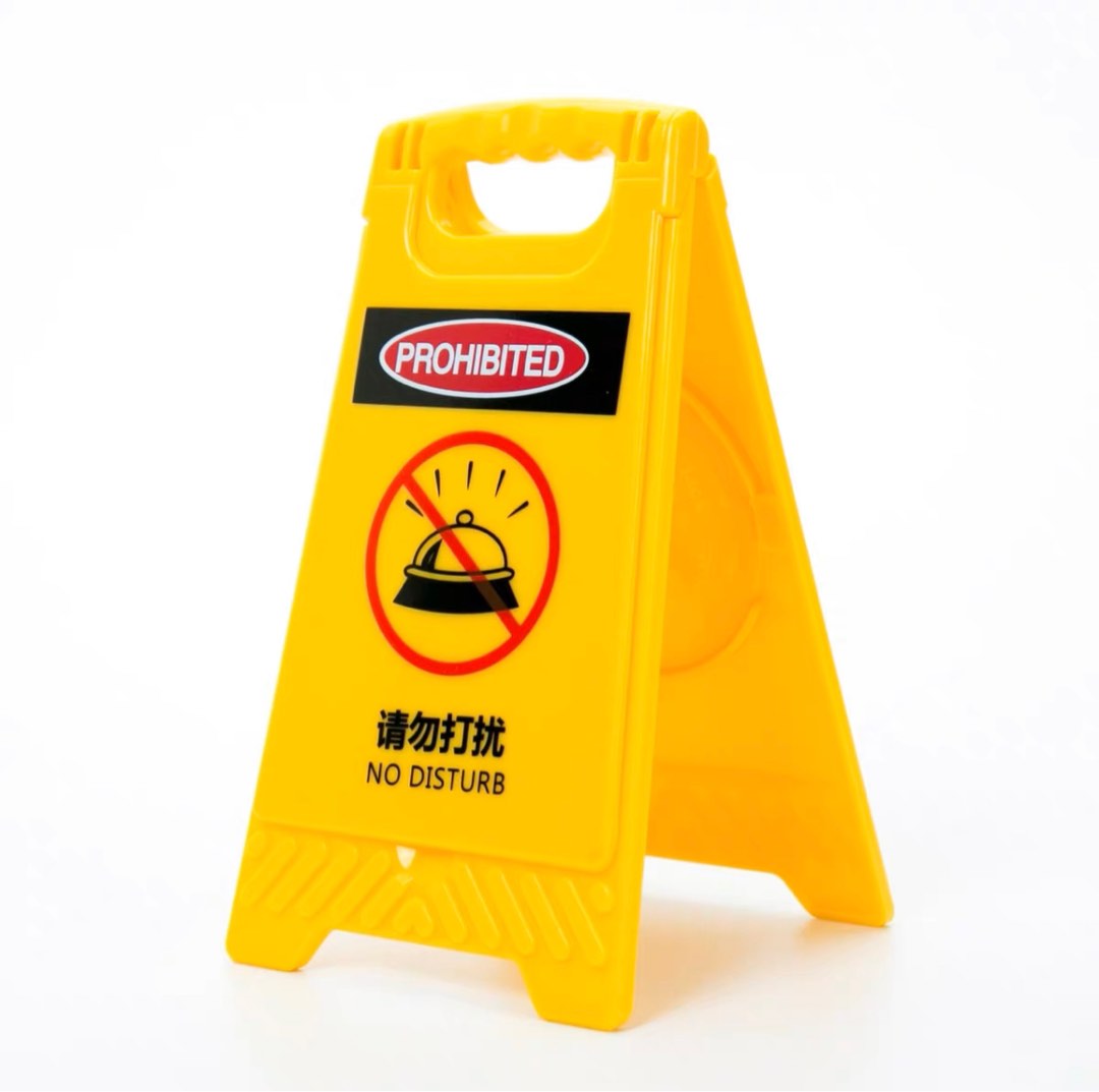 Mini funny Warning Sign with Mirror, Everything Else on Carousell