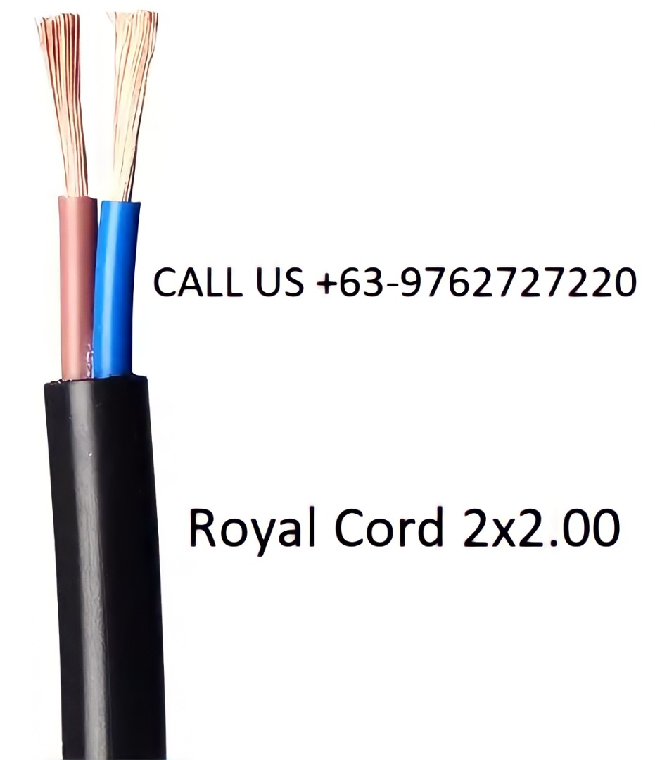 MITSUBOSHI ROYAL CORD 2x2.00 (per meter), Commercial & Industrial, Industrial Equipment on Carousell