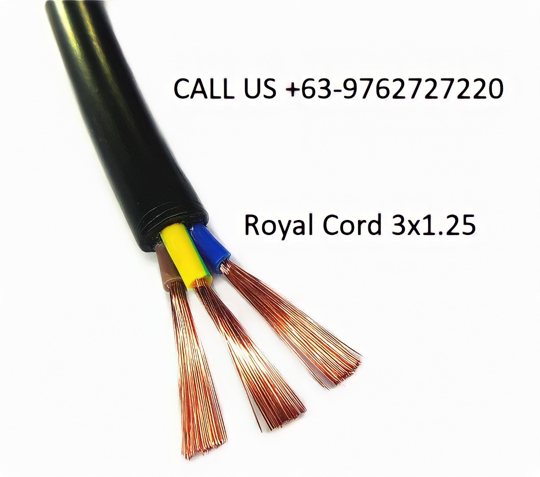 MITSUBOSHI ROYAL CORD 3x1.25 (per meter), Commercial & Industrial, Industrial Equipment on Carousell