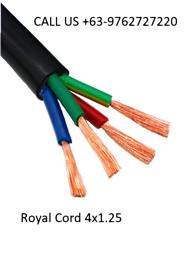 MITSUBOSHI ROYAL CORD 4x1.25 (per meter), Commercial & Industrial, Industrial Equipment on Carousell