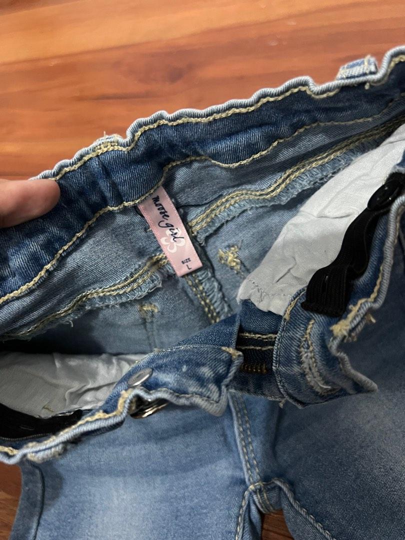 MOOSE GIRL JEANS, Babies & Kids, Babies & Kids Fashion on Carousell