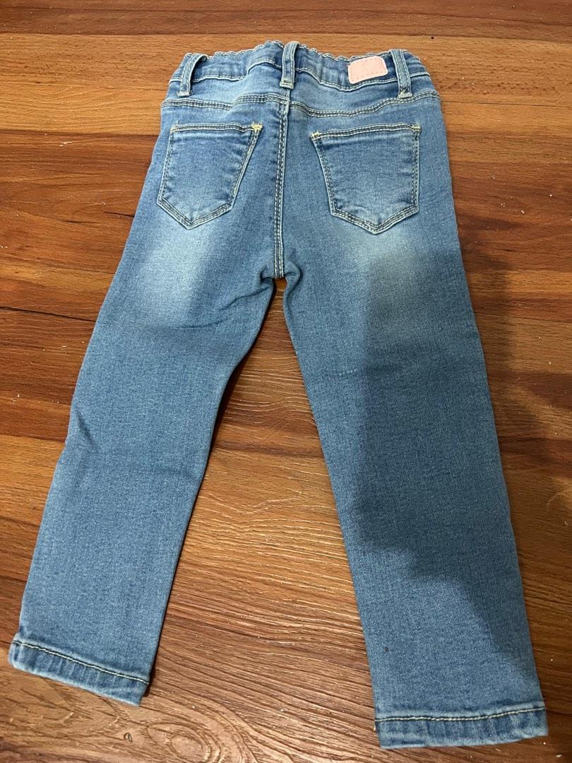 MOOSE GIRL JEANS, Babies & Kids, Babies & Kids Fashion on Carousell