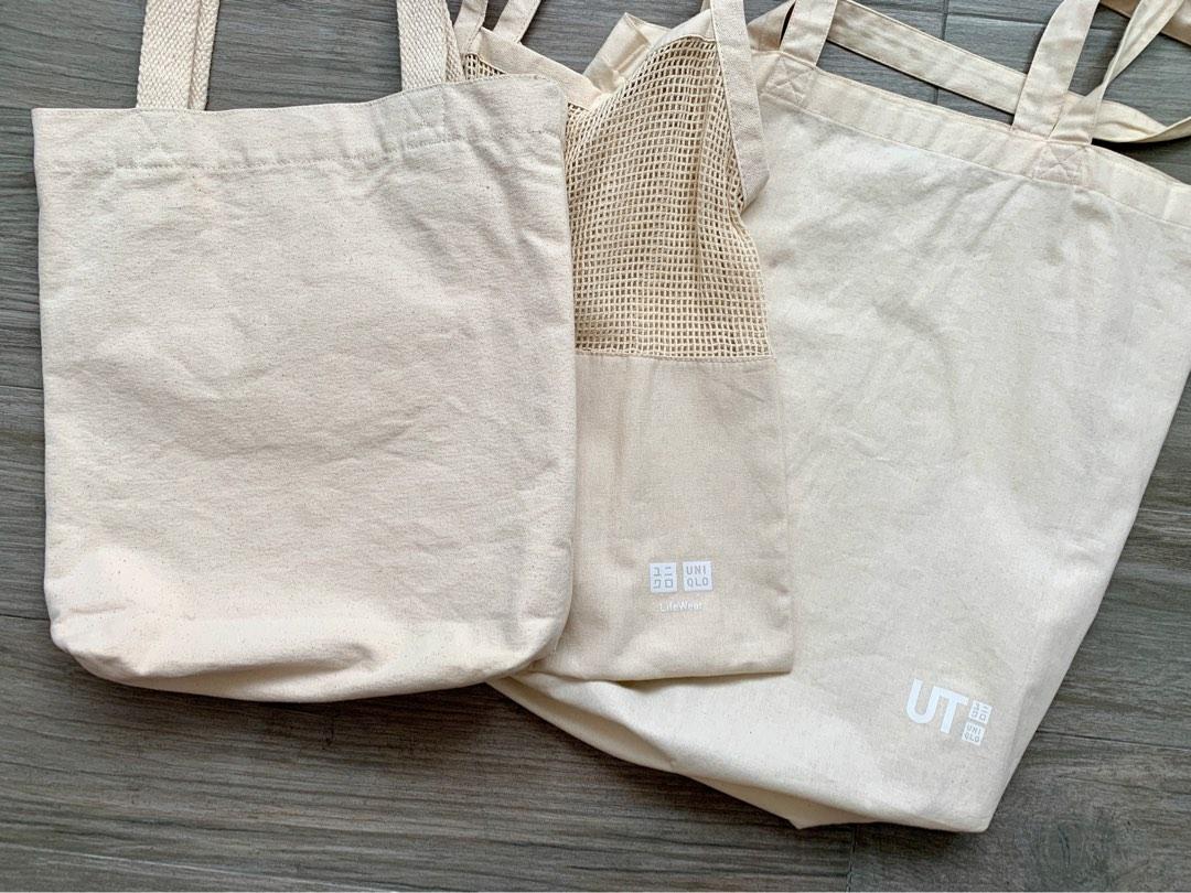 MUJI and Uniqlo Tote Bags, Women's Fashion, Bags & Wallets, Tote Bags ...