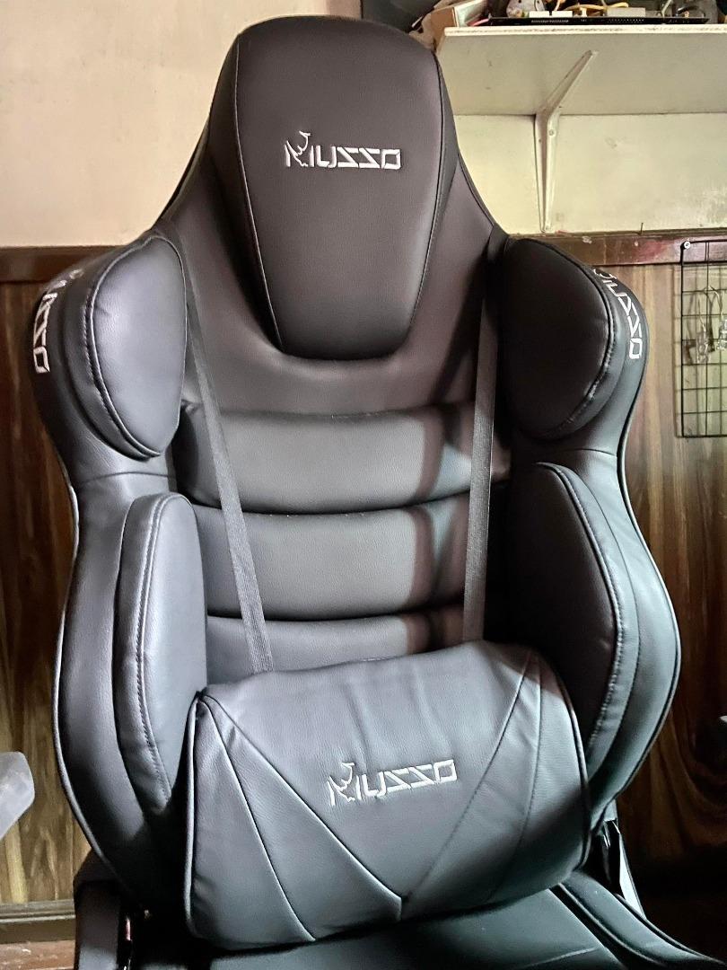 Musso Leather Gaming Chair, Furniture & Home Living, Furniture, Chairs ...