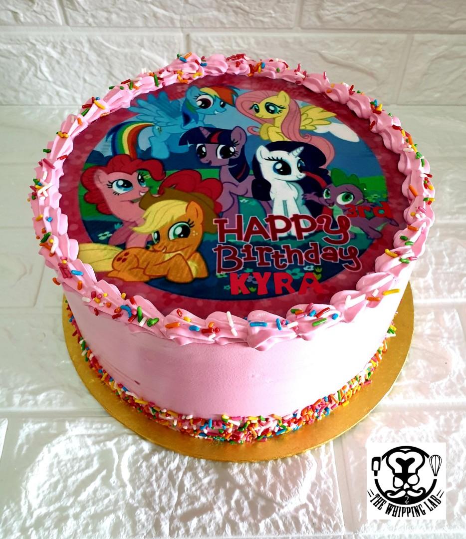 My Little Pony Edible Image Cake, Food & Drinks, Homemade Bakes on ...