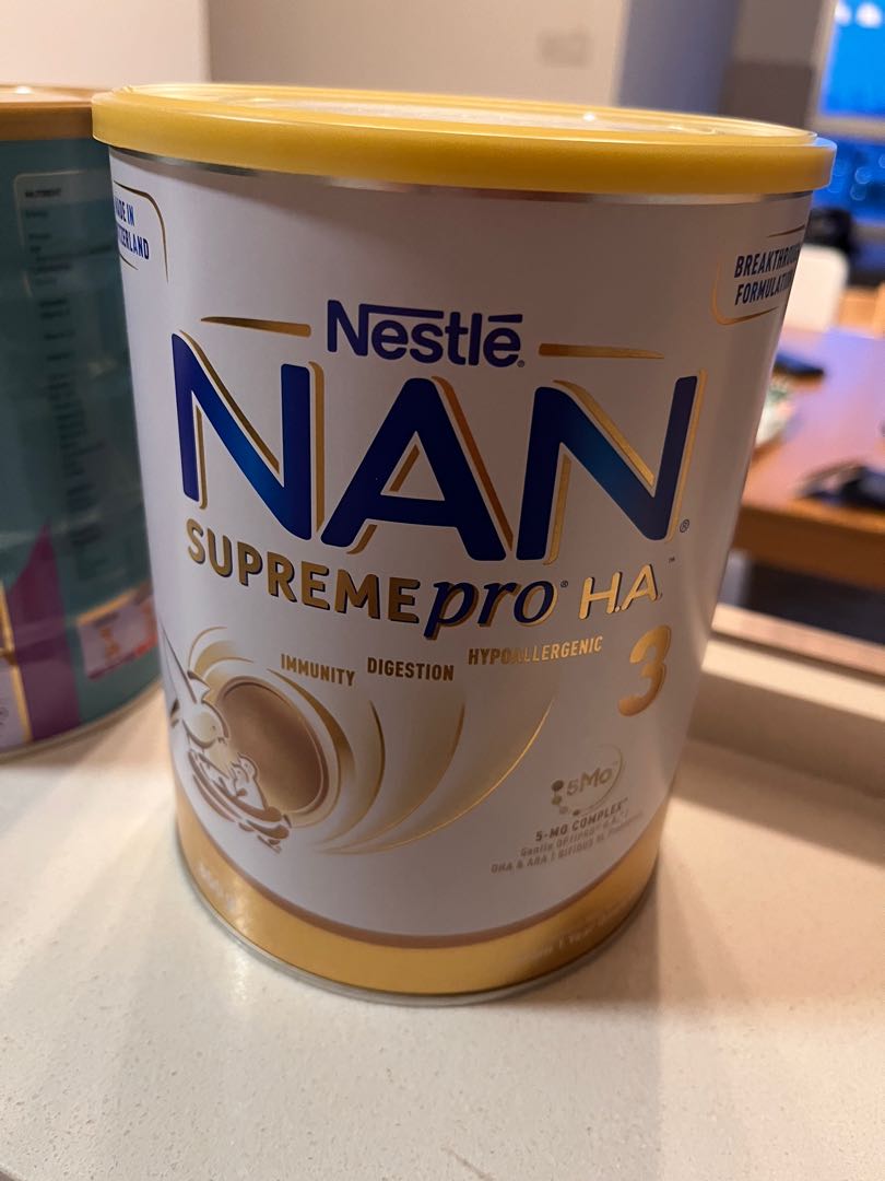 Nan supreme pro HA stage 3, Babies & Kids, Nursing & Feeding ...