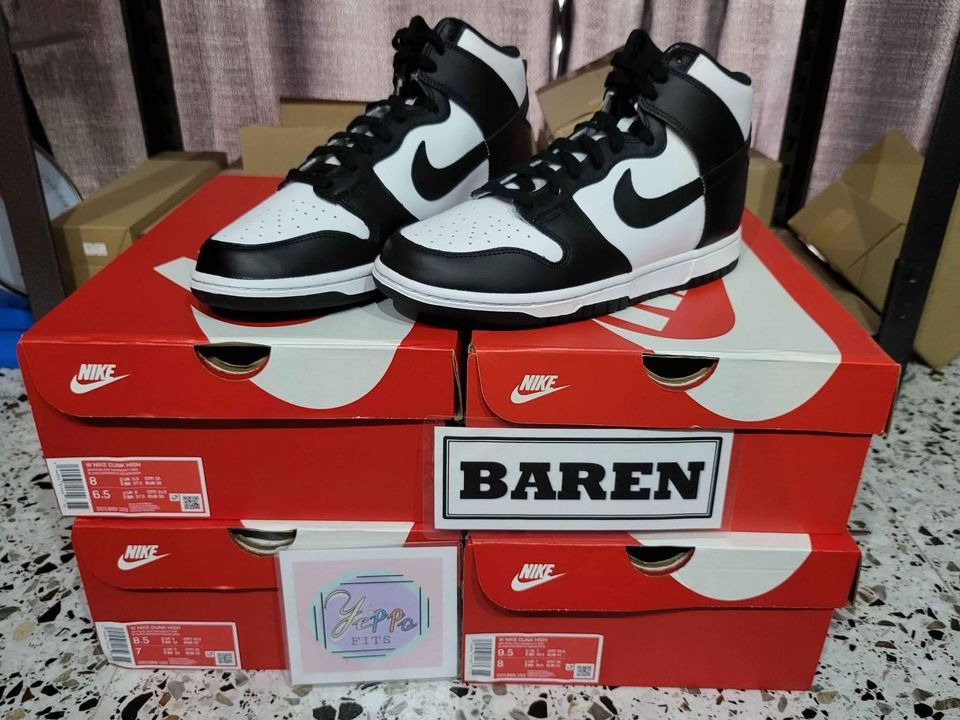 Nike Panda dunk High, Men's Fashion, Footwear, Sneakers on Carousell