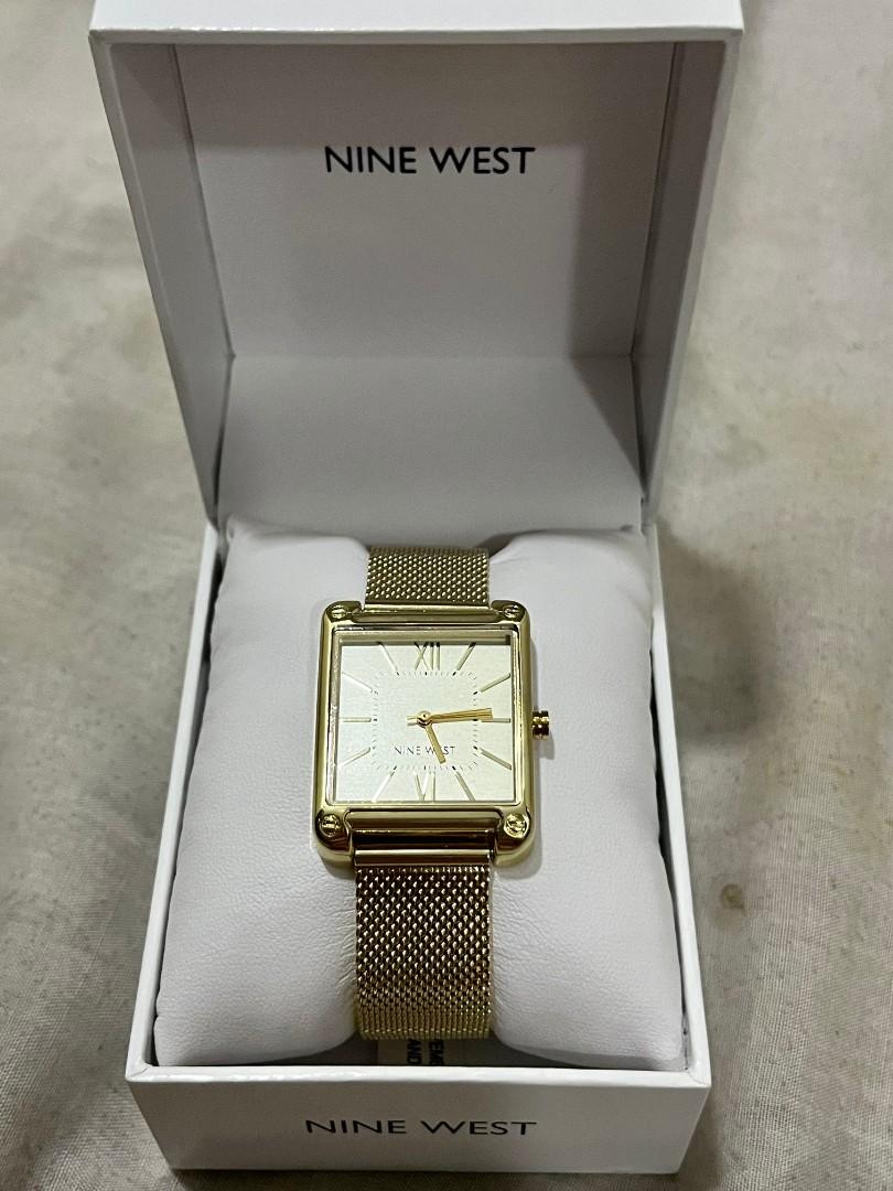 Nine West watch w/gold mesh strap, Women's Fashion, Watches ...
