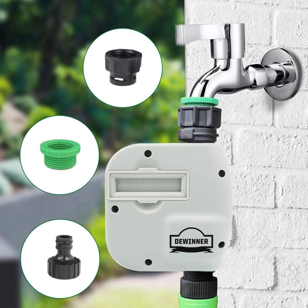 (No hose tap connector and buckle) DEWINNER Hose Watering Timer ...