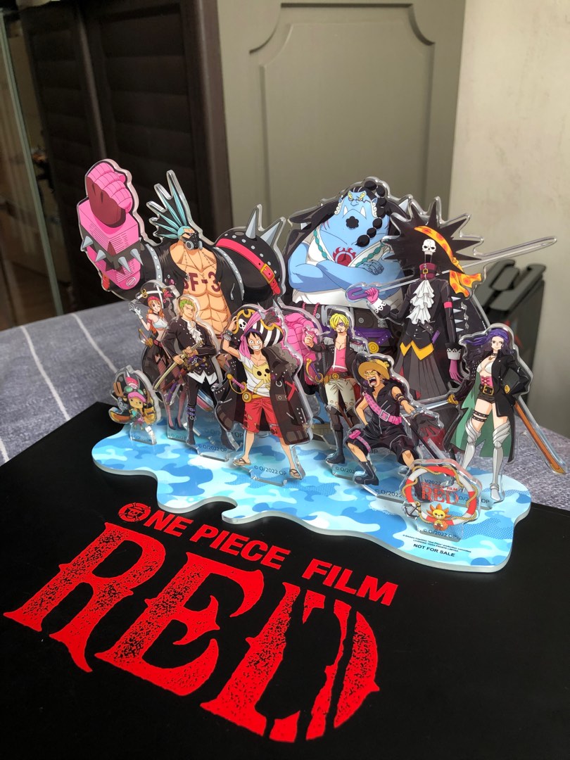 One Piece Film Red Acrylic Set, Hobbies & Toys, Toys & Games on Carousell