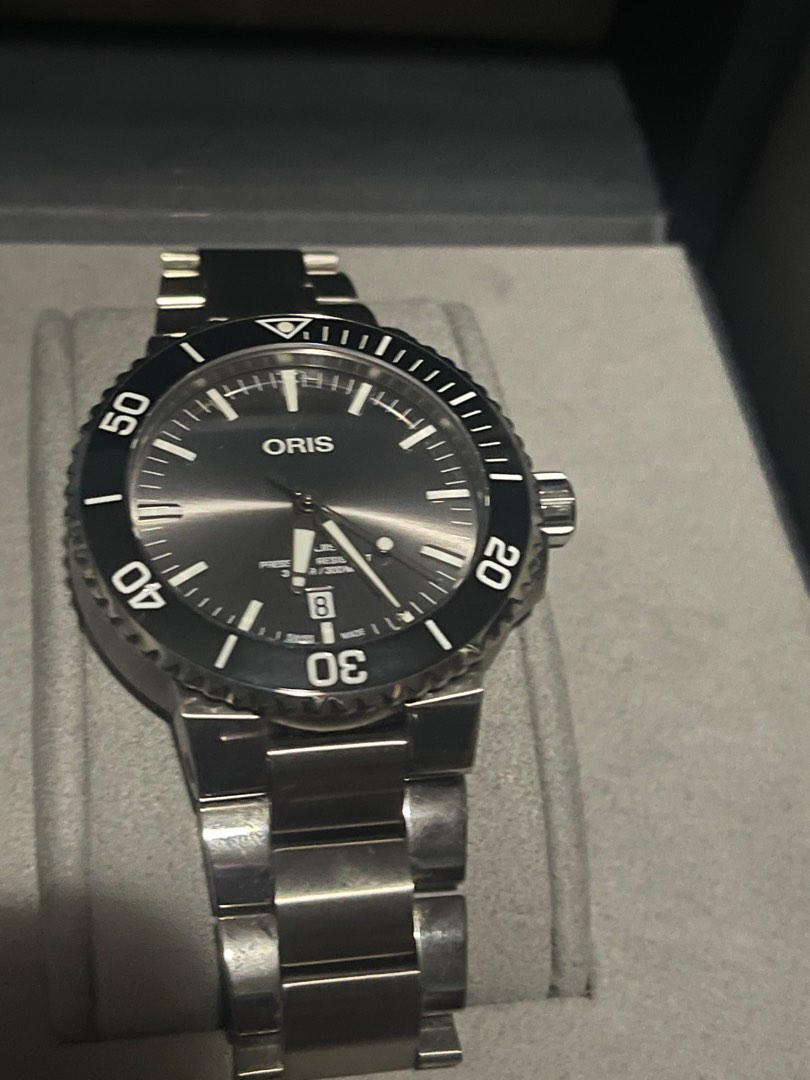 ORIS AQUIS TITANIUM, Men's Fashion, Watches & Accessories, Watches on ...