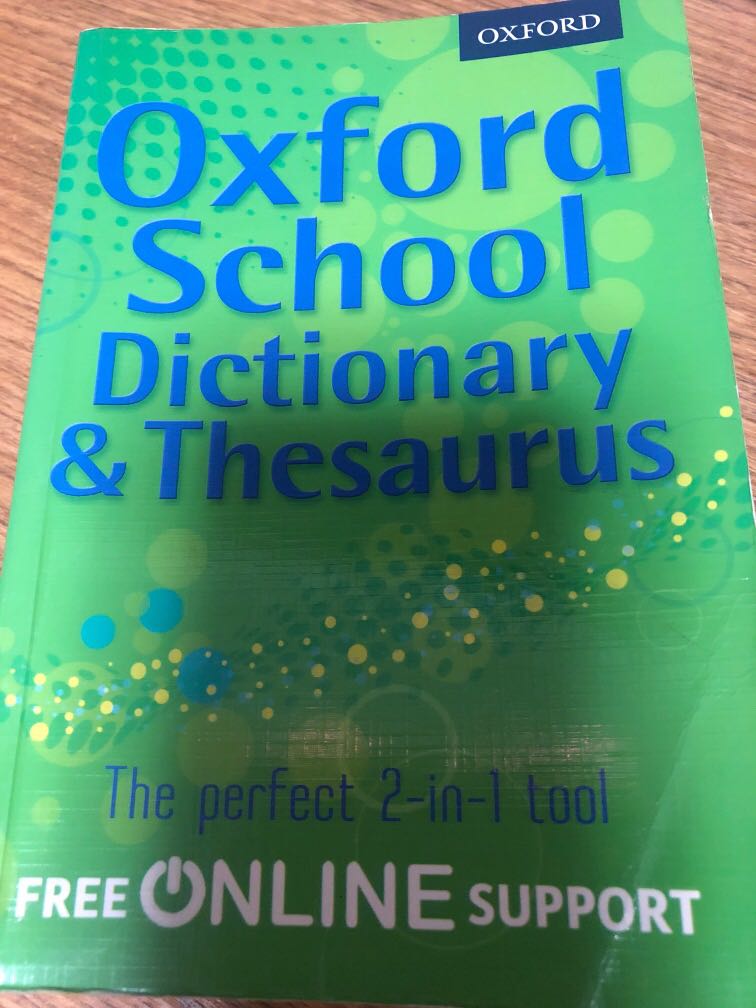 Oxford school dictionary & thesaurus, Hobbies & Toys, Books & Magazines ...