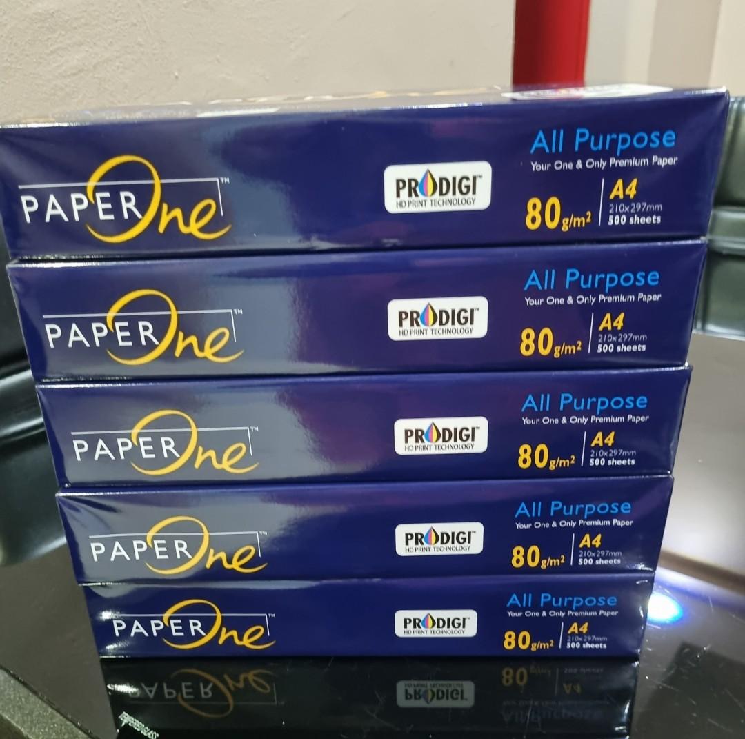 PaperOne All Purpose Copier Paper 80gsm A4, Computers & Tech, Printers ...
