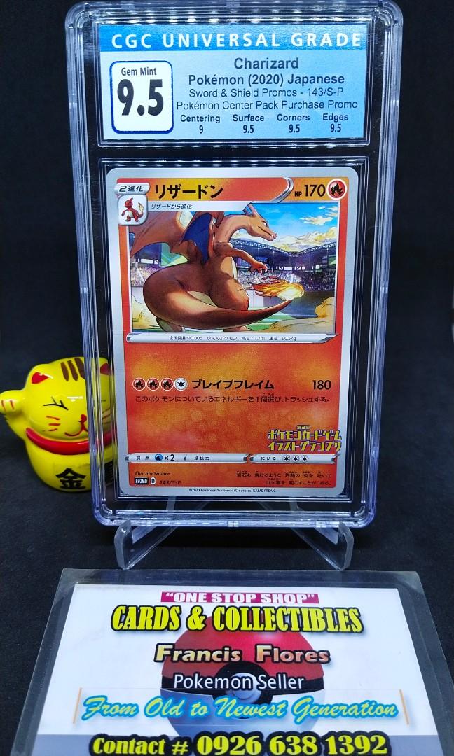 Pokemon GRADED Card - CGC 9.5: CHARIZARD #143/S-P (POKEMON CENTER PACK ...