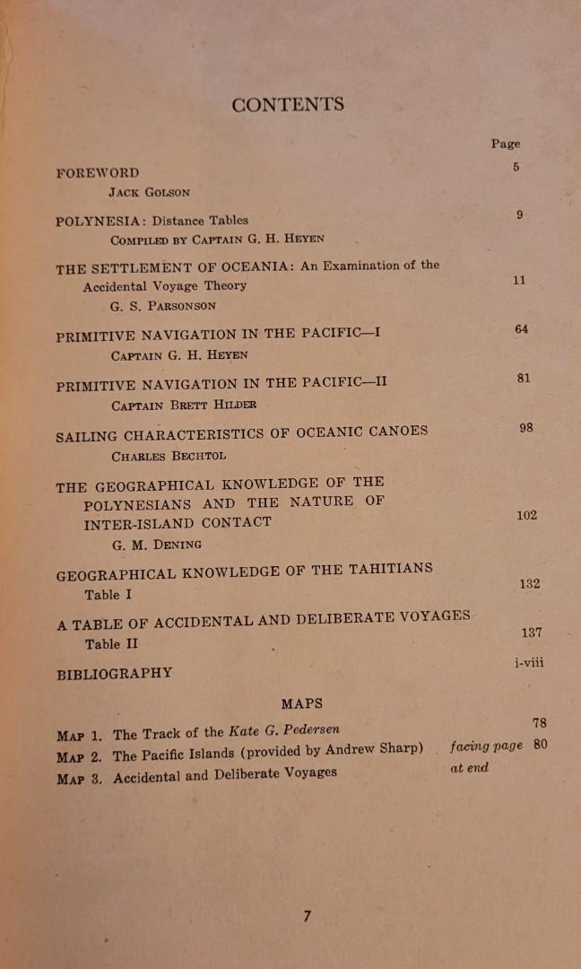 Polynesian Navigation - A Symposium on Andrew Sharp's Theory of ...
