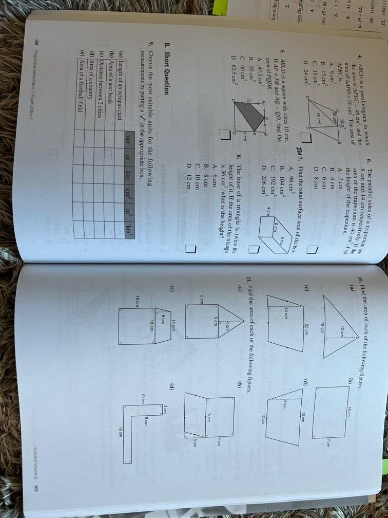 Progressive Mathematics 1, 興趣及遊戲, 書本 & 文具, 教科書 - Carousell