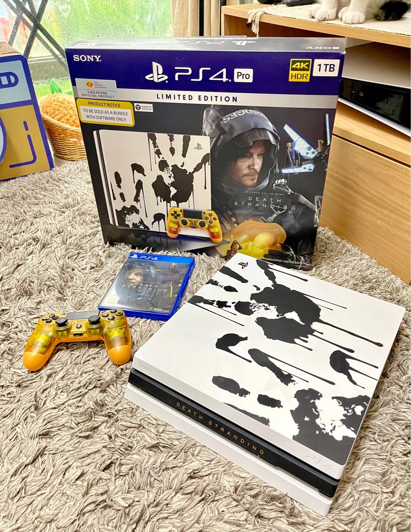 PS4 Pro 1TB Limited Edition: Death Stranding, Video Gaming, Video Game ...