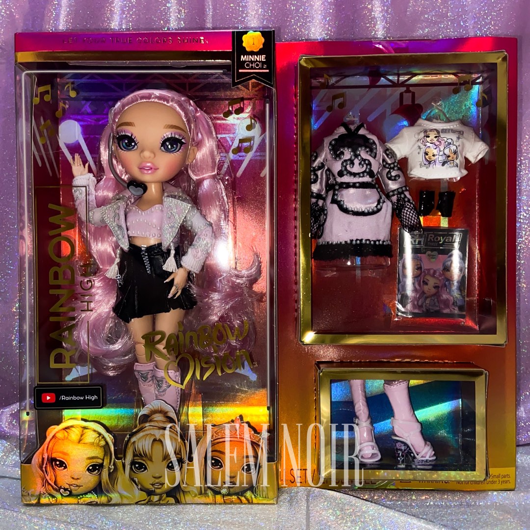 Rainbow High Rainbow Vision Minnie Choi doll NRFB, Hobbies & Toys, Toys ...